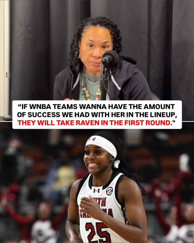 “WATCH: Dawn Staley Makes Bold Statement: ‘Raven Johnson Is a First ...