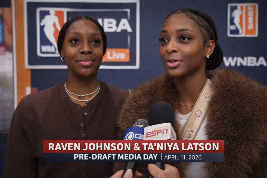 Pre-Draft Media Day: Raven Johnson & Ta’Niya Latson Reveal the Truth ...