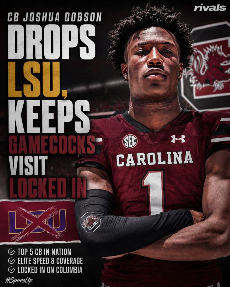 South Carolina Holds Its Ground: Five-Star CB Joshua Dobson Drops LSU ...
